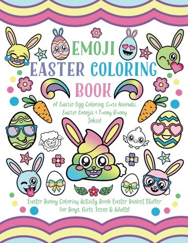 Amazon.com: Emoji Easter Coloring Book: of Easter Egg Coloring, Cute ...
