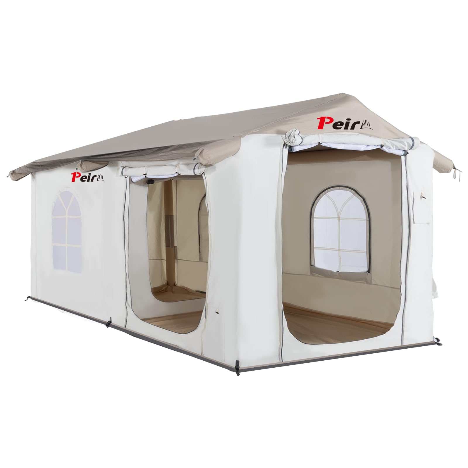 Amazon.com : Peirhw Inflatable Tent with Pump, Camping Air Tent Villa ...