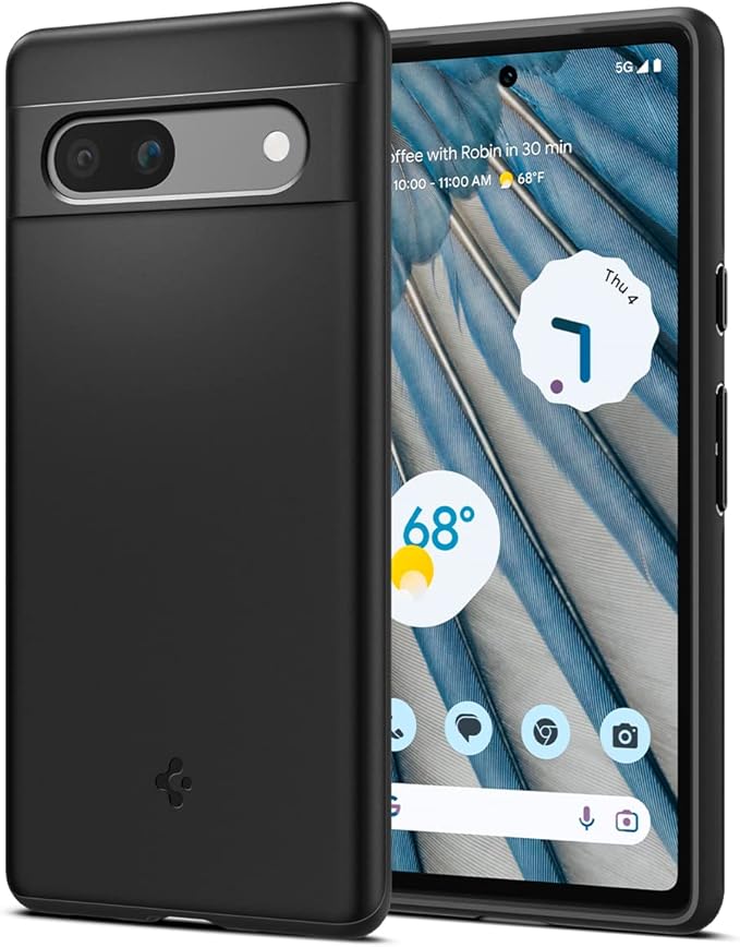 Spigen Thin Fit Case Compatible with Google Pixel 7a - Black: Amazon.co.uk: Electronics & Photo