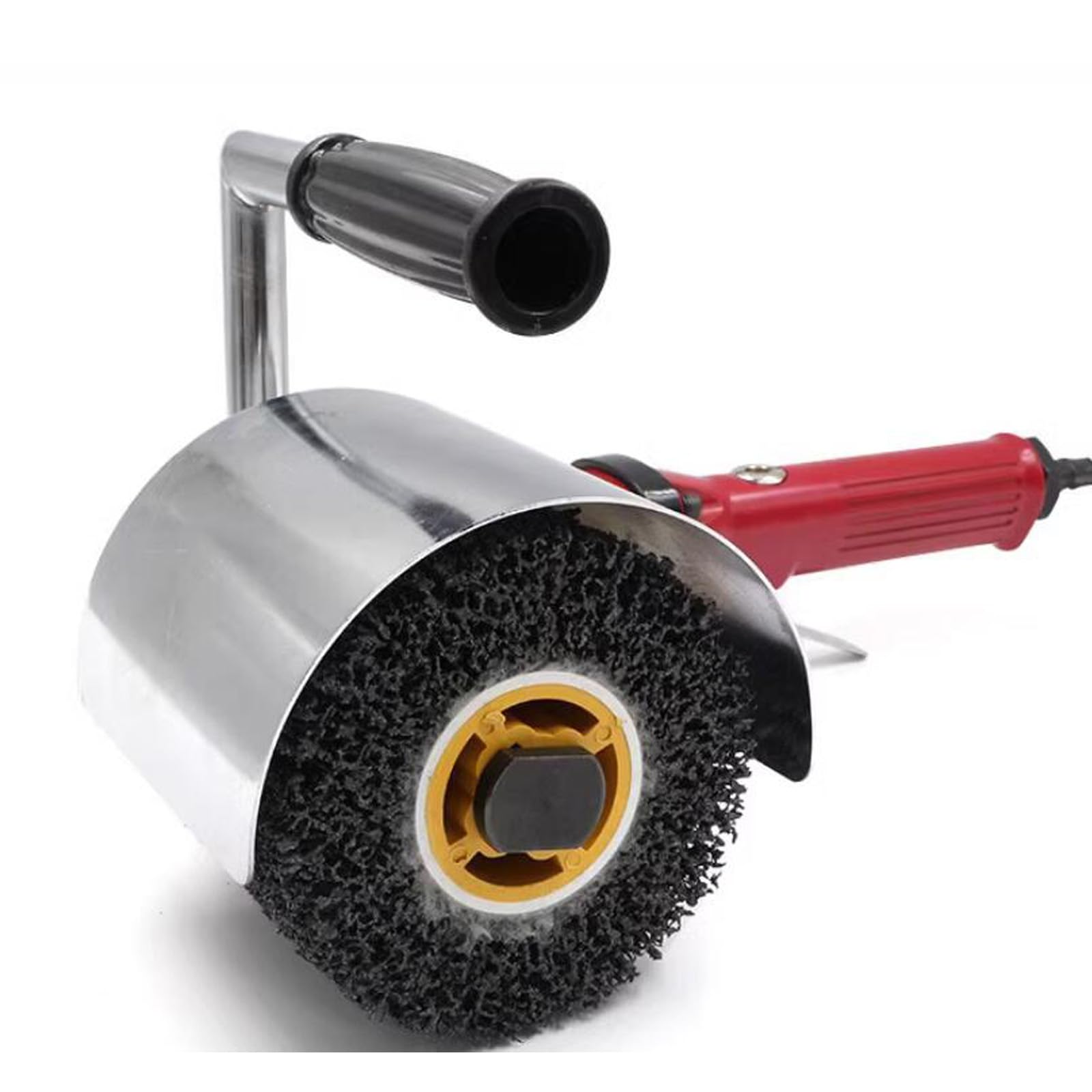 Snapklik.com : 4.5" X 4" Abrasive Drawing Wheel Drum, 3/4" Quad Keyway ...