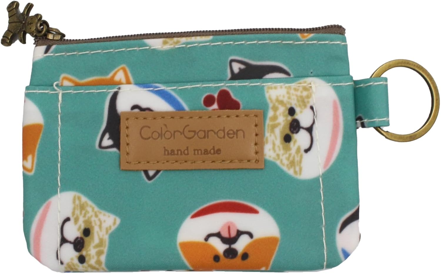 Amazon | loco animo パスケース 定期入れ ICカード入れ ポーチ かわいい動物柄 軽い 小さめ コインケース キーケース ...