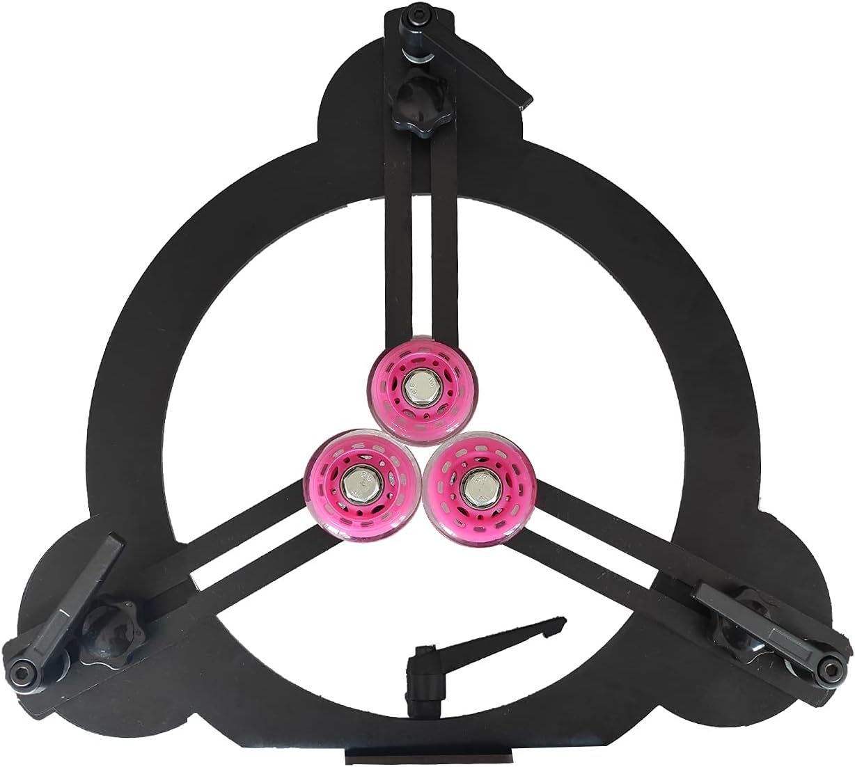 Woodturning Lathe Steady Rest,3-Point Round Steady Rest with 6 Pcs ...