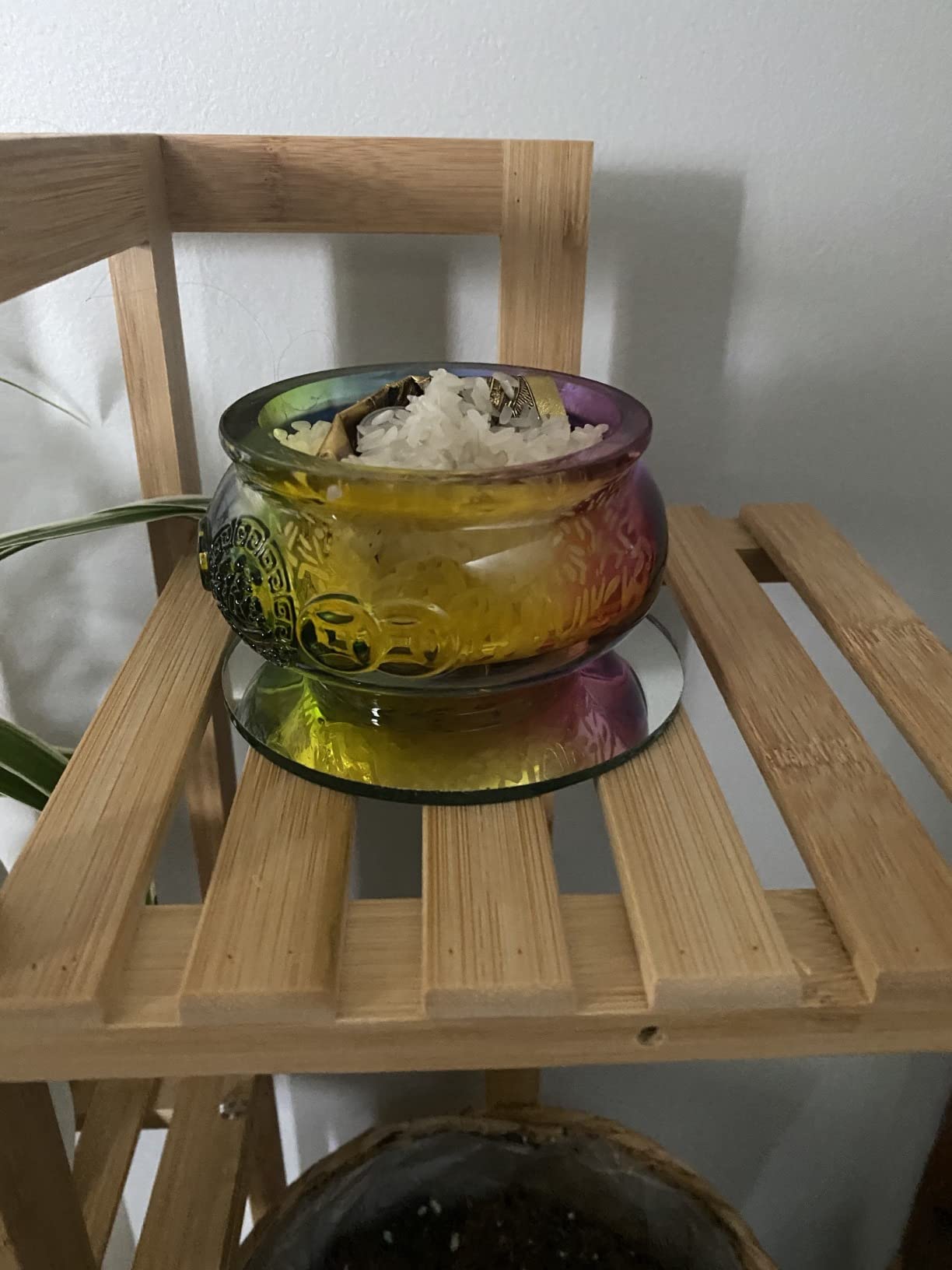 Amazon.com: OUNONA Feng Shui Treasure Bowl: Crystal Wealth Bowl Chinese ...