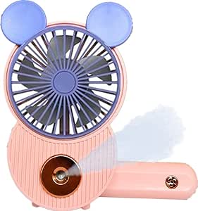 Amazon.com: Cute Mouse Misting Personal Fans, Handheld & Portable ...