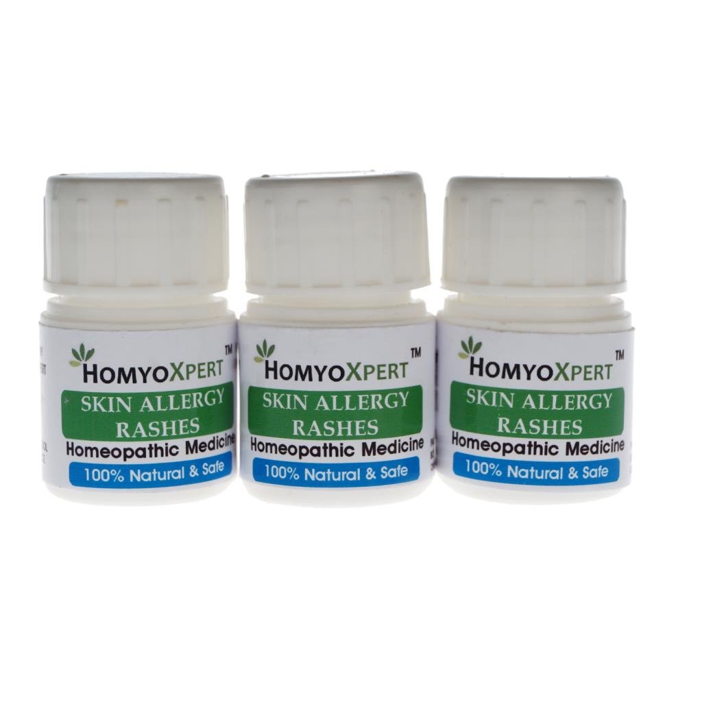 Amazon.com: HomyoXpert Skin Allergy (Rashes) Homeopathic Medicine For ...