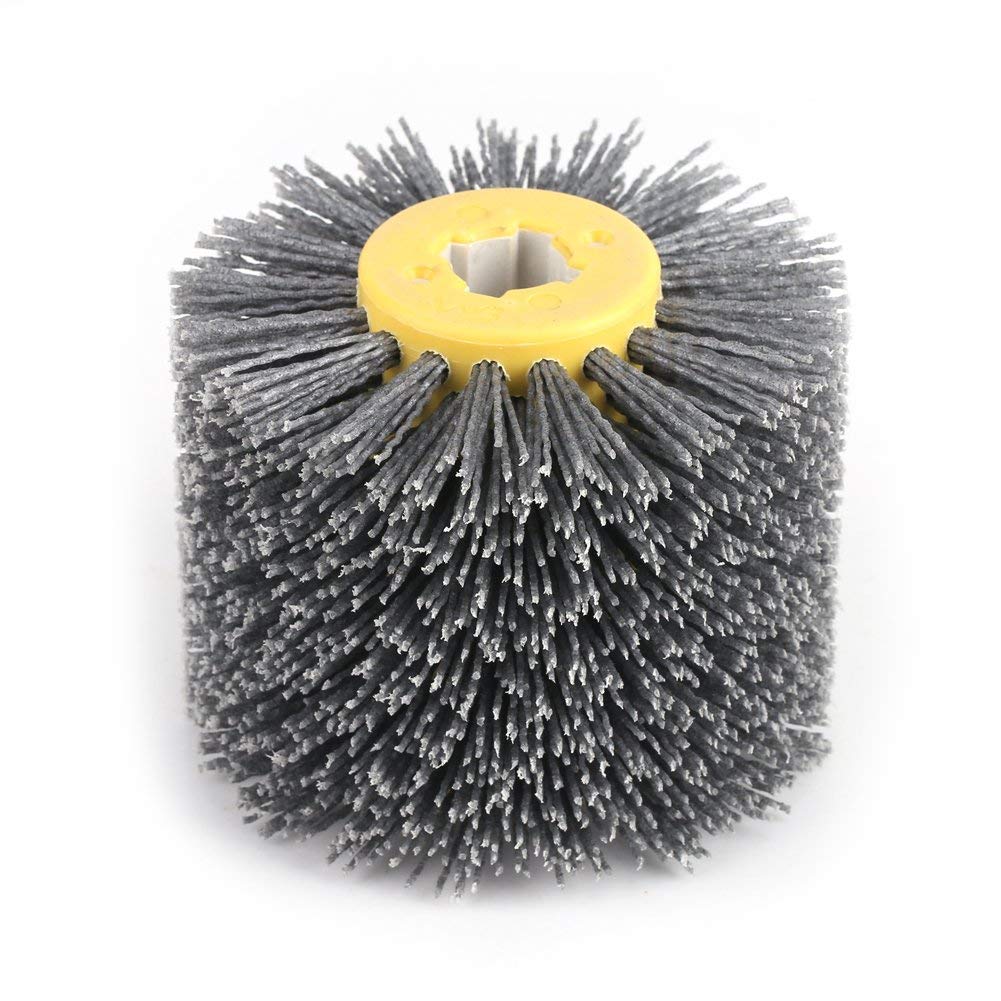 Wire Drawing Wheel Brush Drum Burnishing Polishing Wheel 120 Grit ...