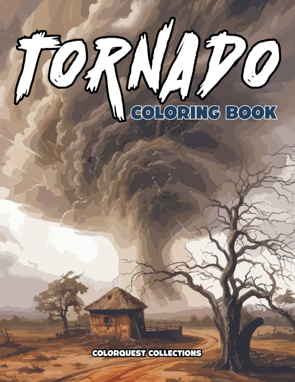 Amazon.com: Tornado Coloring Book: An Abstract Storm of Creativity ...