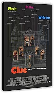 Clue Movie Poster Canvas Poster Bedroom Decor Sports Landscape Office ...
