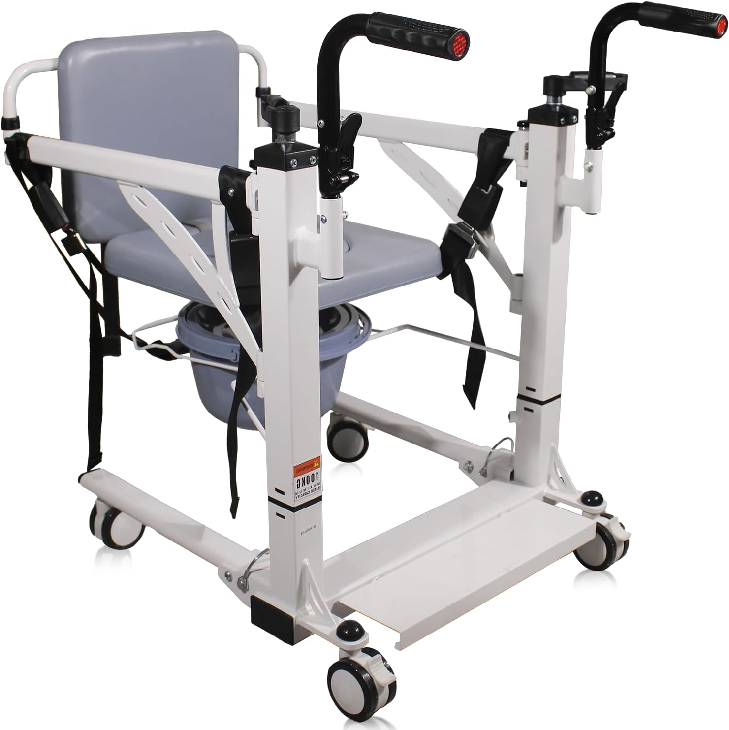 Amazon.com: SOFTFISH Patient Lift Transfer Chair,Manual Patient Lift ...