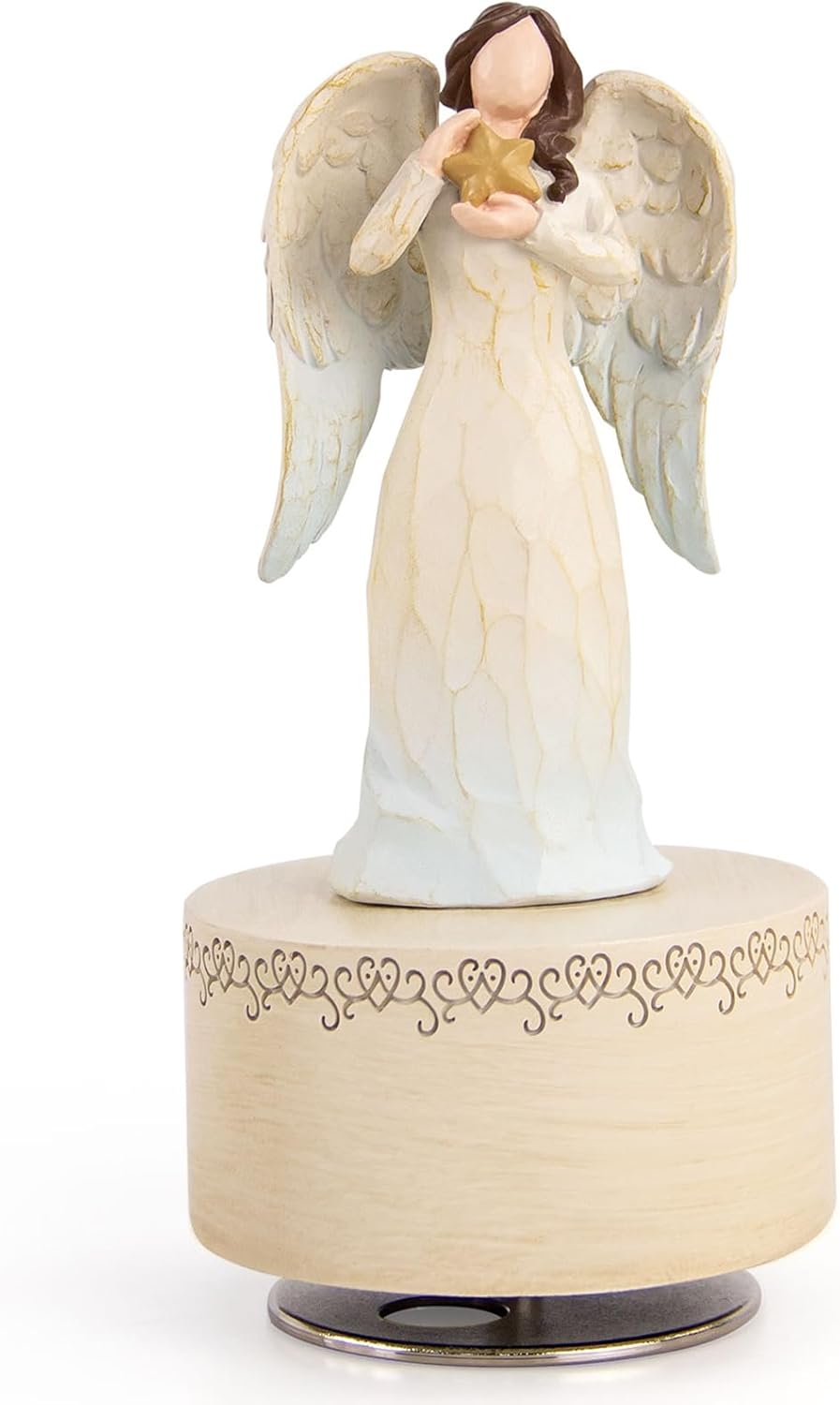 Amazon.com: YT3 Studio Music Box with Rotating Angel Figurine, Hand ...