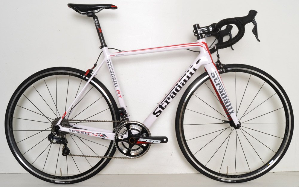 Buy Stradalli Cycles R7 White Pro Full Carbon Road Bike. Shimano ...