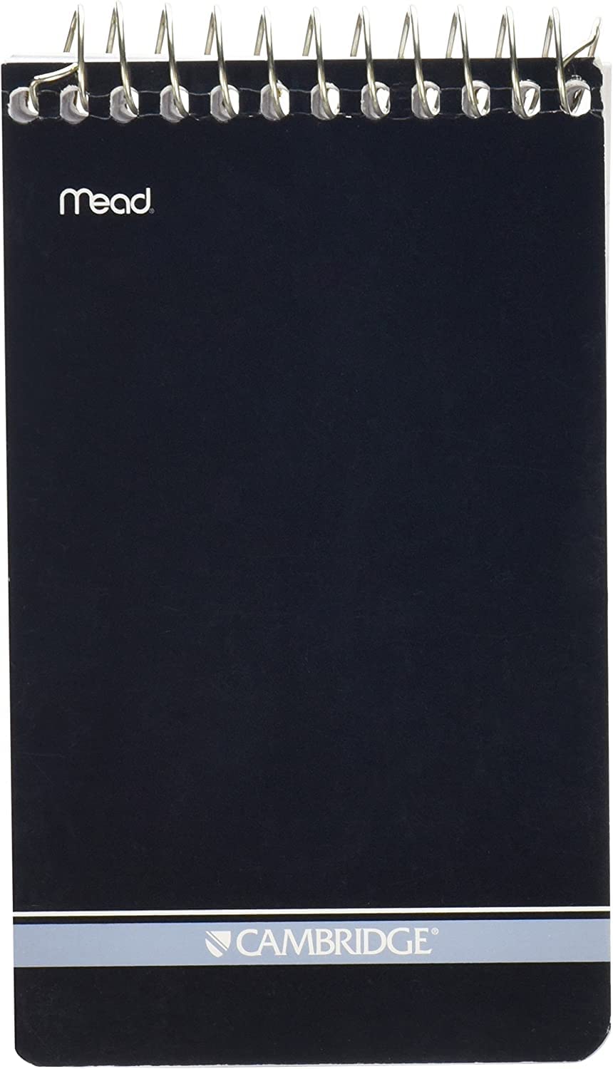 Amazon.com : Mead Cambridge Wirebound Memo Book, College Ruled, 3 x 5 ...