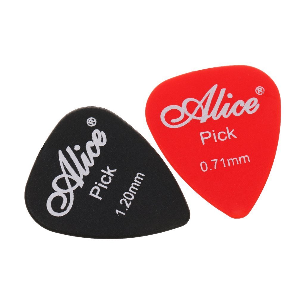 30pcs Plastic Guitar Picks Plectrums w/Various 6 Thickness + Pick Box ...