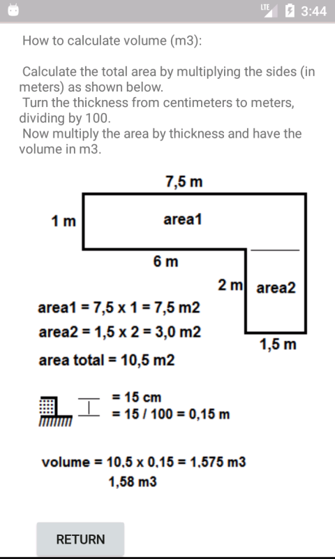 Concrete Calculator:Amazon.de:Appstore for Android