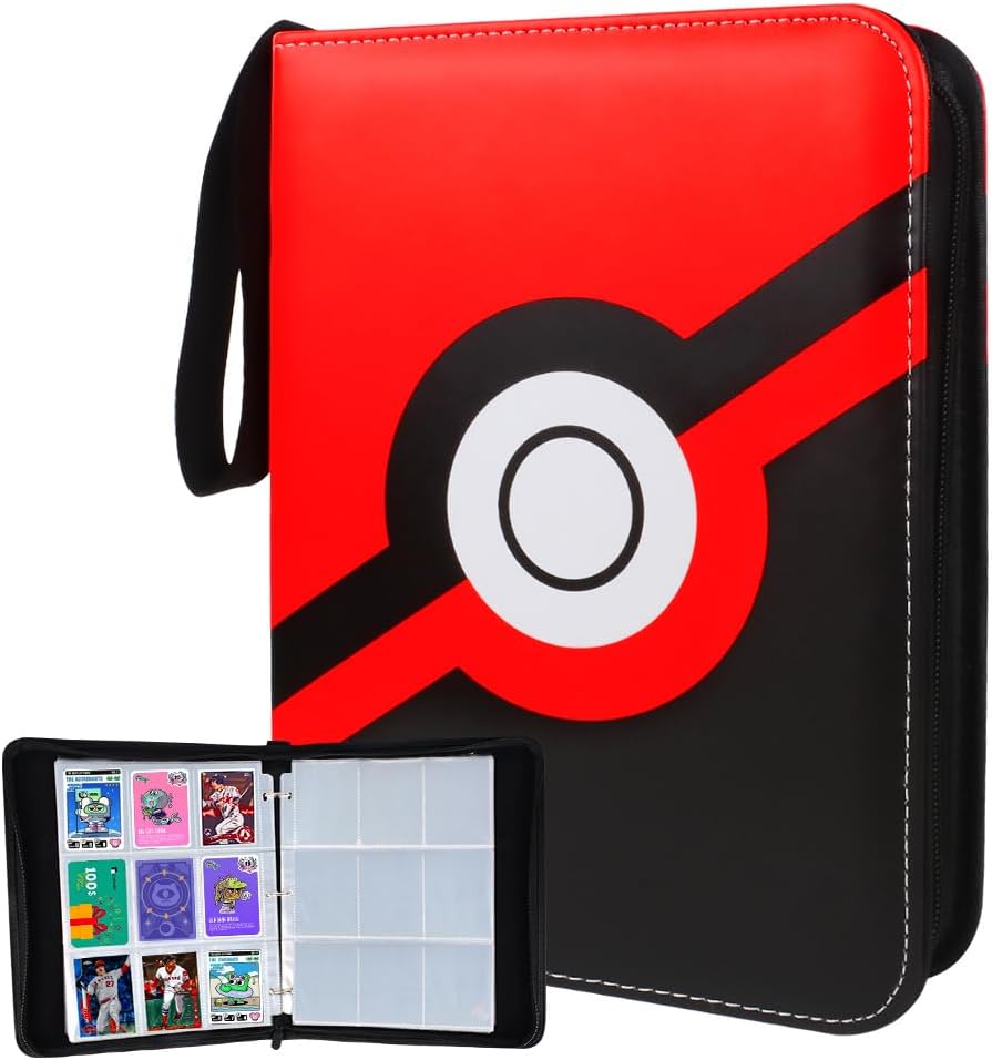Amazon.com: 1 Pocket Trading Card Binder for 80 Cards : Toys & Games