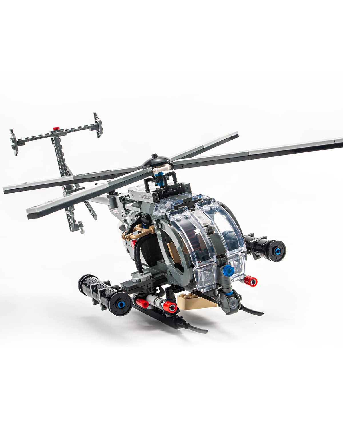 Snapklik.com : dOvOb Military Bird Helicopter Building Blocks Set ...