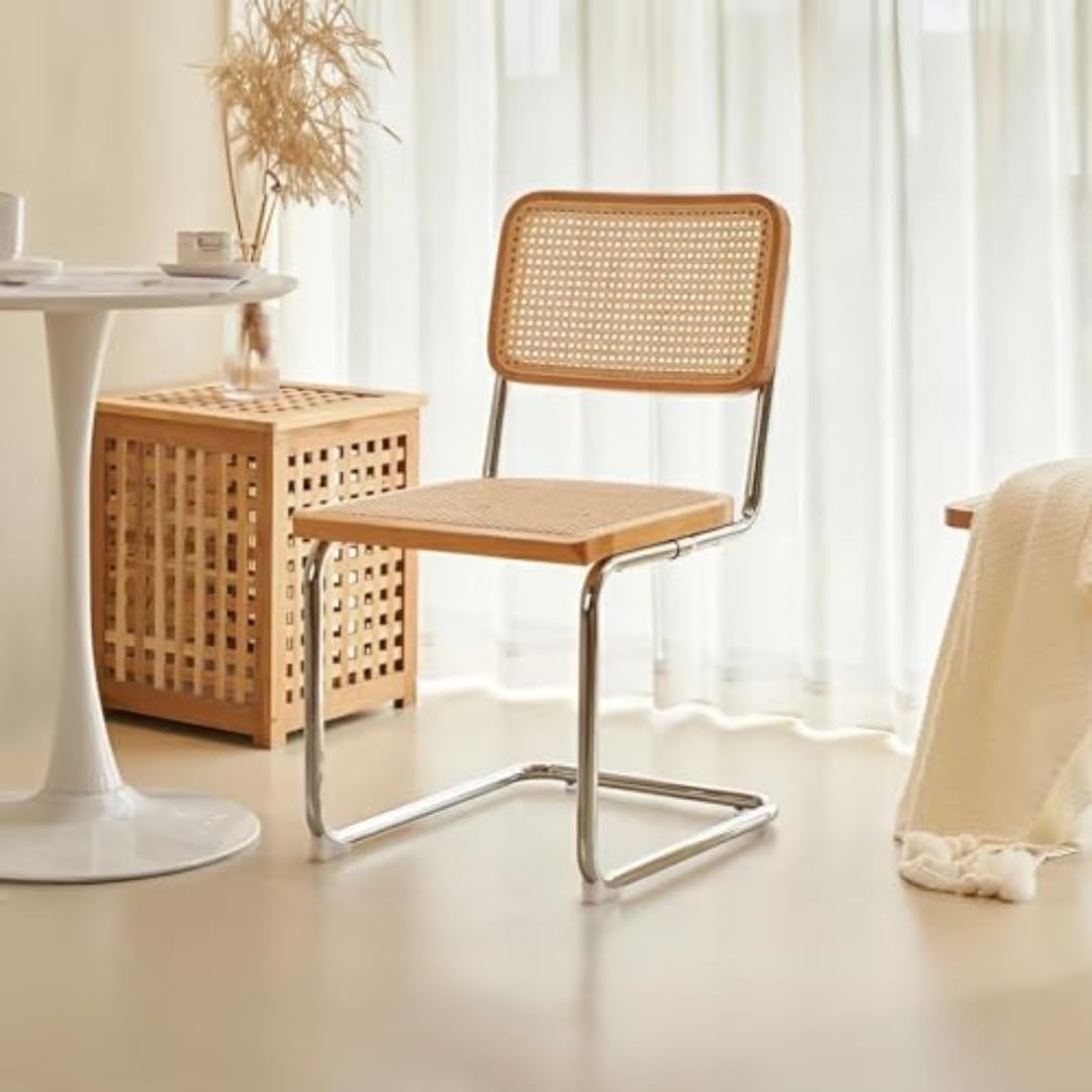 Amazon.co.jp: MUTUKI Chair, Rattan Chair, Living Chair, Dining Chair ...