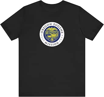 Oregon Eugene Mission Flag Logo (White Border) T-Shirt Latter-Day Saint ...