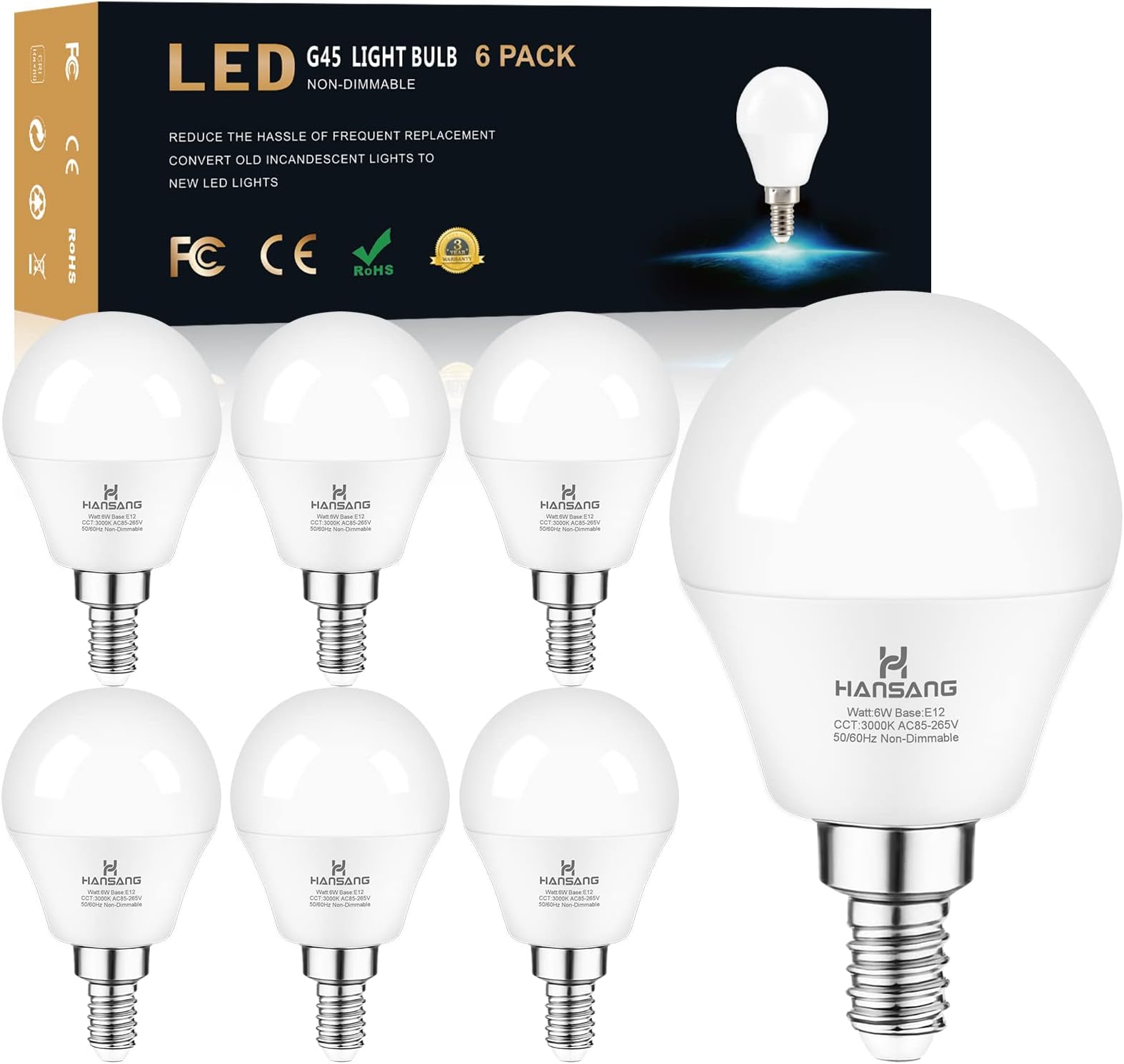 Feit 60W Soft White (2700K) A15 Ceiling Fan LED Light Bulb (2-Pack ...