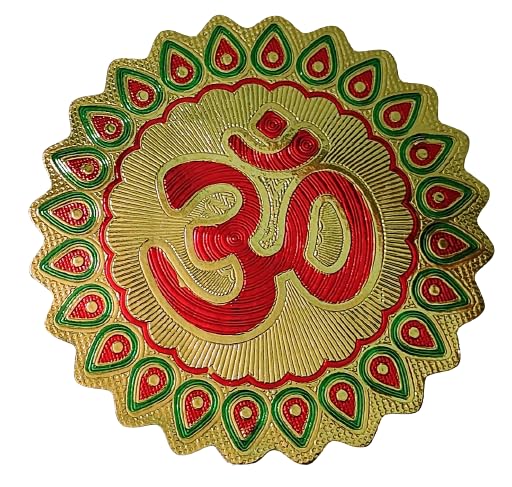 Golden om 3D Sticker for Main Door Small Size for car Bike Laptop ...