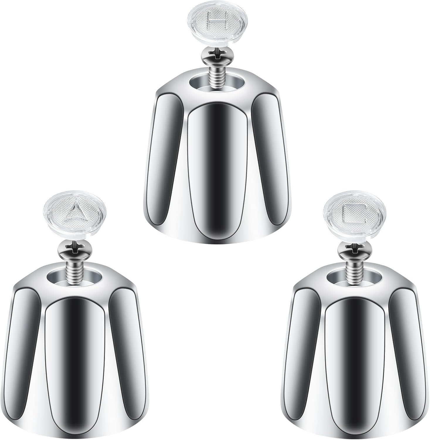 Metal 3 Piece Shower Knob Replacement, Compatible with Price Pfister ...