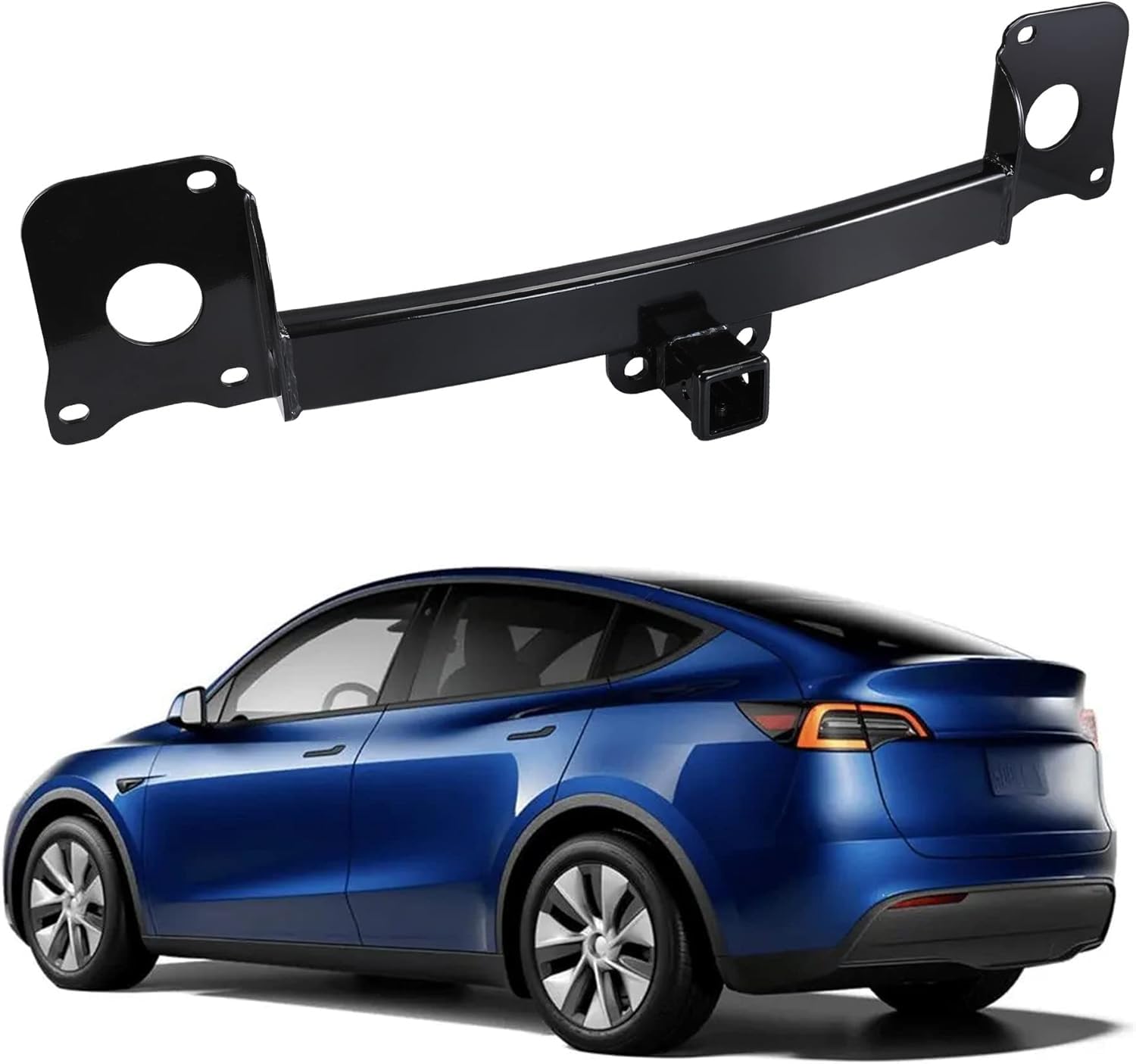 Snapklik.com : Tesla Model Y Rear Trailer Hitch Tow Hook Receiver Tow ...