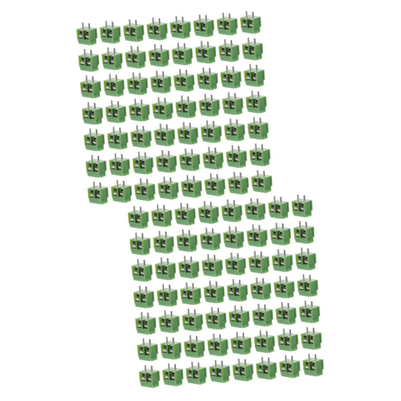 Buy ULTECHNOVO 160 Pcs Screw Terminals 3 Pin Connector 1 2 3 Block 5mm ...