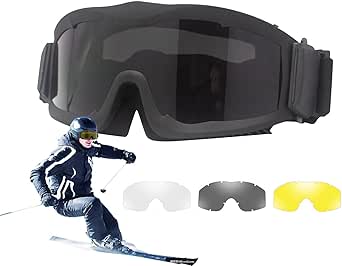 Amazon.com : Airsoft Goggles - Windproof, Dustproof Desert Goggles ...