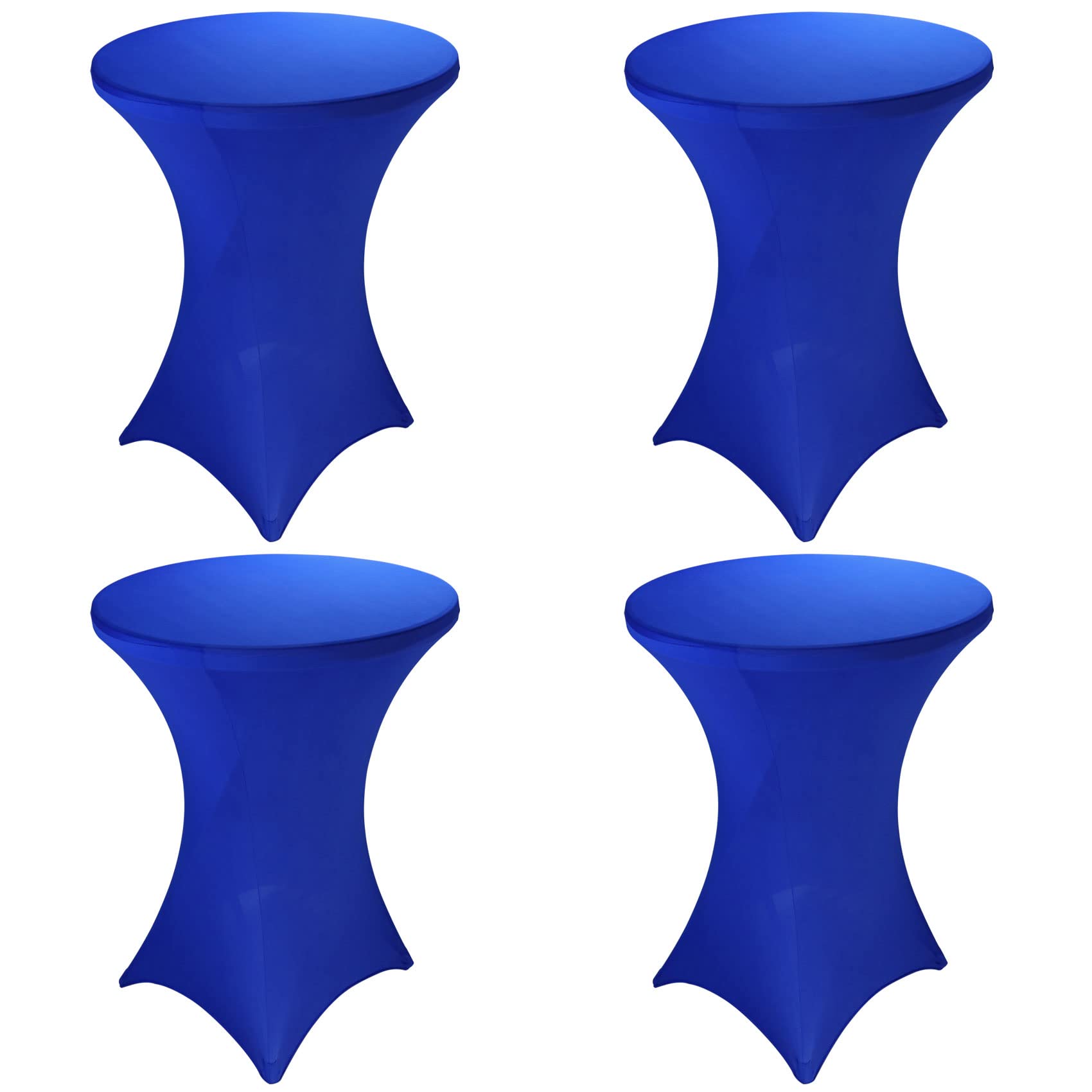 4 Pack 32x43 Inch Cocktail Table Cover Spandex Stretch Square Corners ...