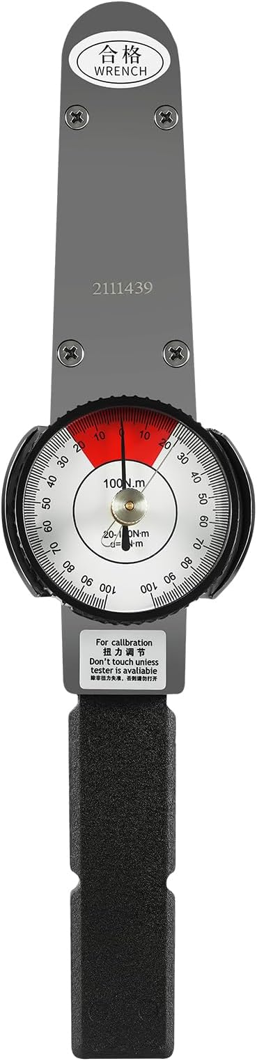 LOYALHEARTDY Dial Torque Wrench 0-100N.m Dial Indicator Torque Wrench ...