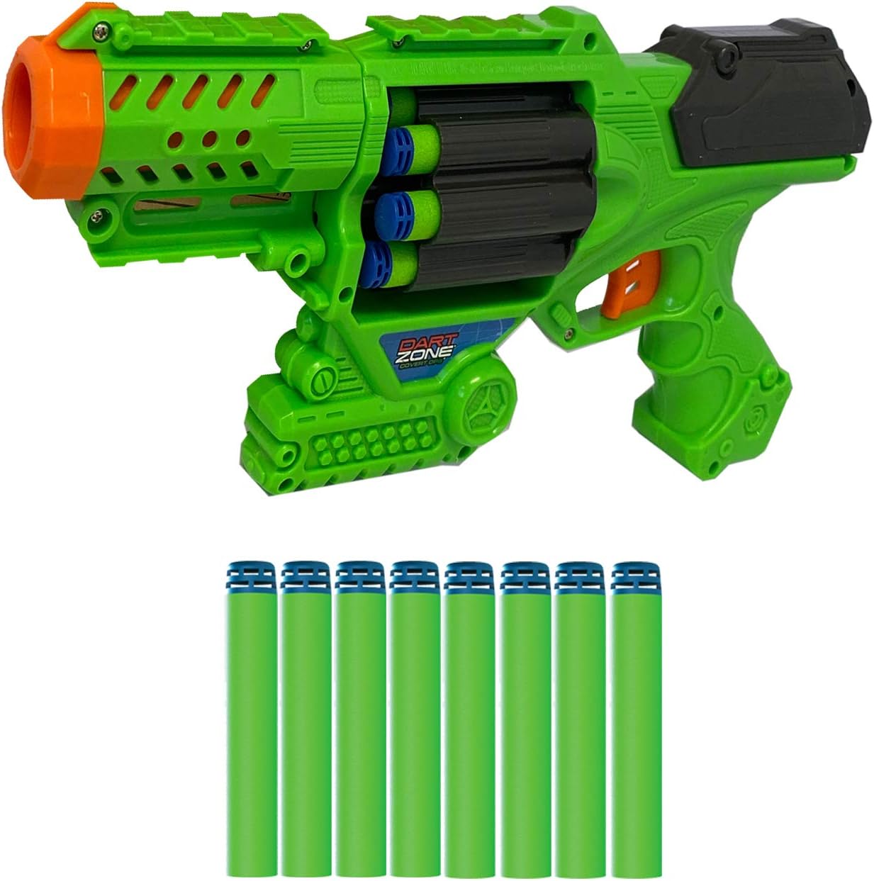 Amazon.com: Dart Zone Rapid-8 Quickshot Auto-Advance Rotating Cylinder ...