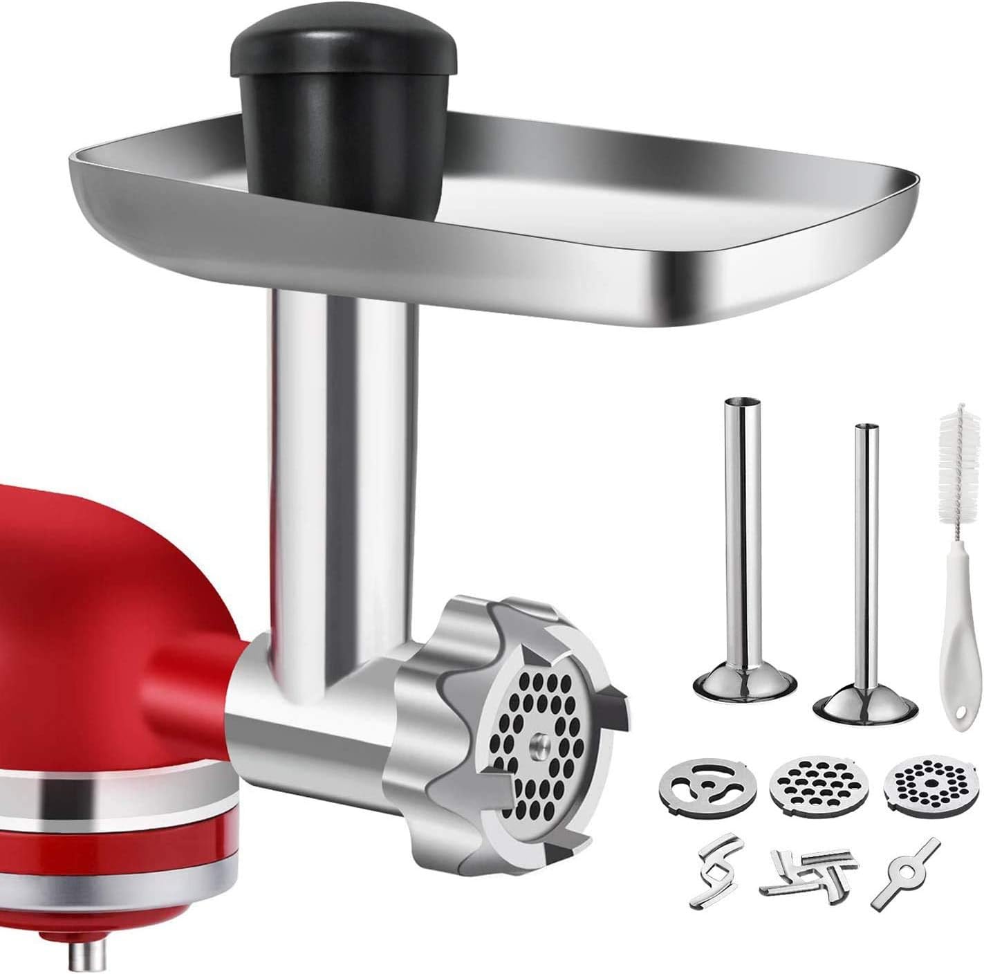 Amazon.com: Metal Food Grinder Attachment, G-TING Meat Grinder ...