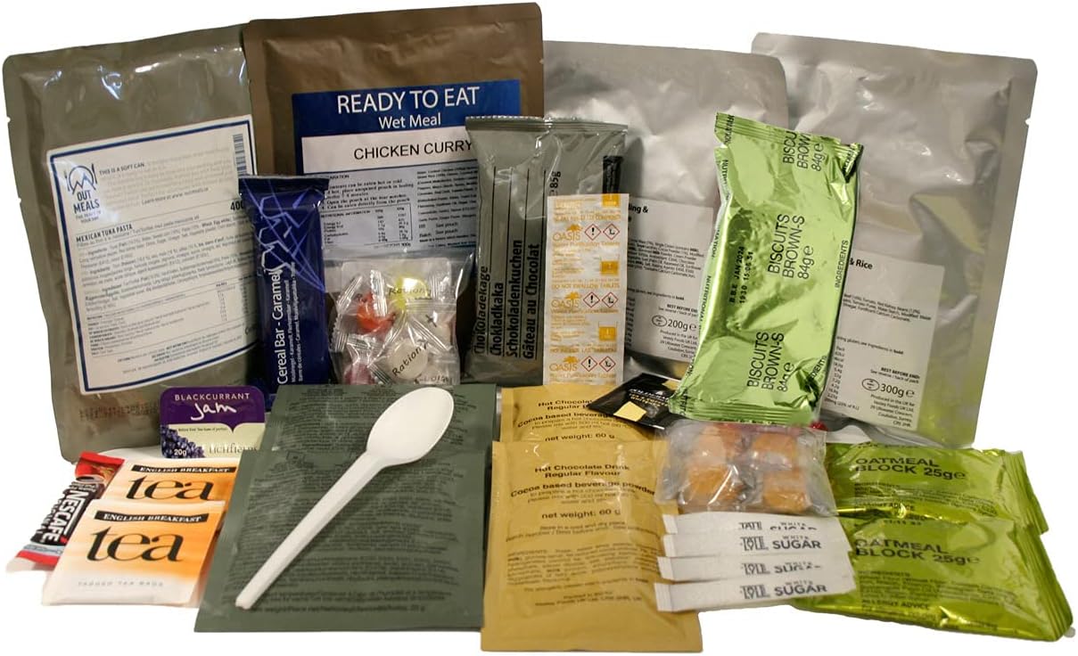 Ration-X® 24 Hour Ration Pack VEGAN Ambient Menu 4 4000kcal Three Main ...