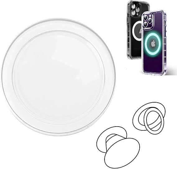 Amazon.com: GCQOO Luminous Magnetic Base for PopSocket Removable Cell ...