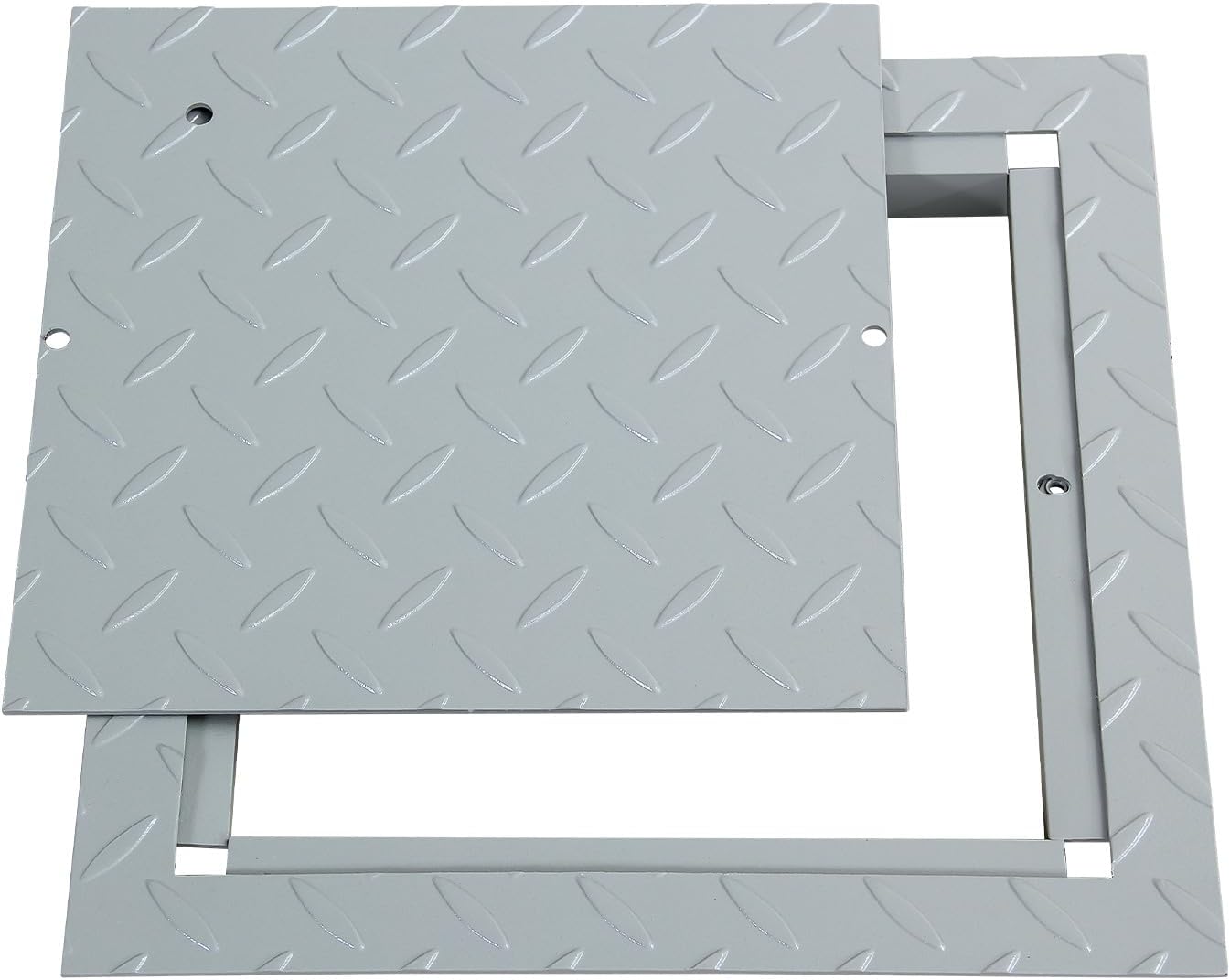 Square Septic Tank Lid With Base, Steel Manhole Cover And Frame ...