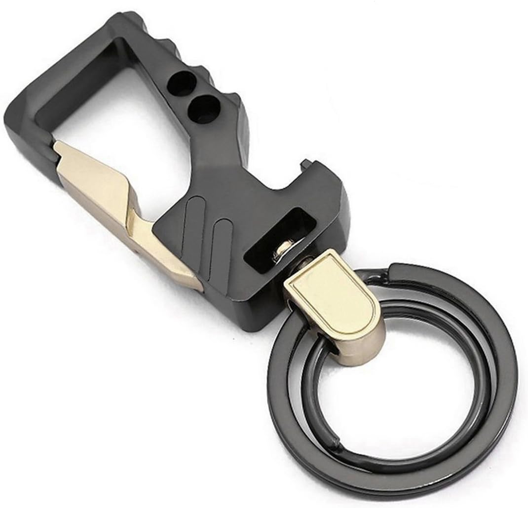 Key Chain Bottle Opener - Heavy Duty Car Keychain Organizer with 2 Size ...