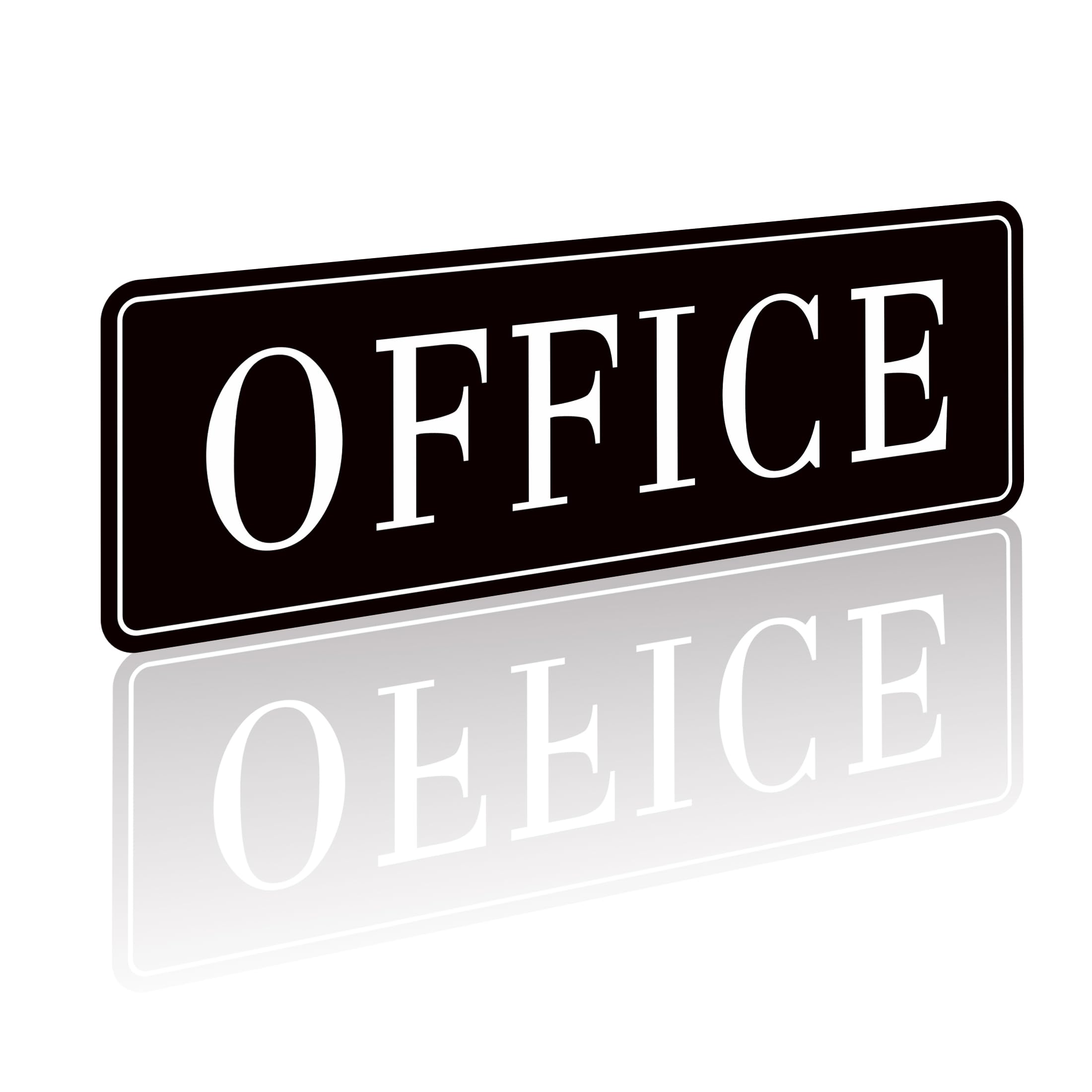 Amazon.com : The Office Door Sign for Home and Business，Self-Adhesive ...