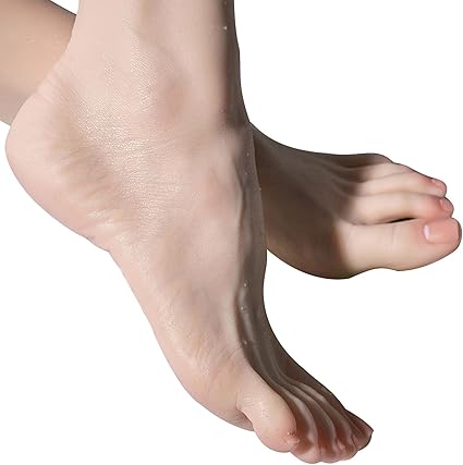 Amazon.com: Realistic Silicone Foot, 1: 1 Realistic Mannequin Foot ...