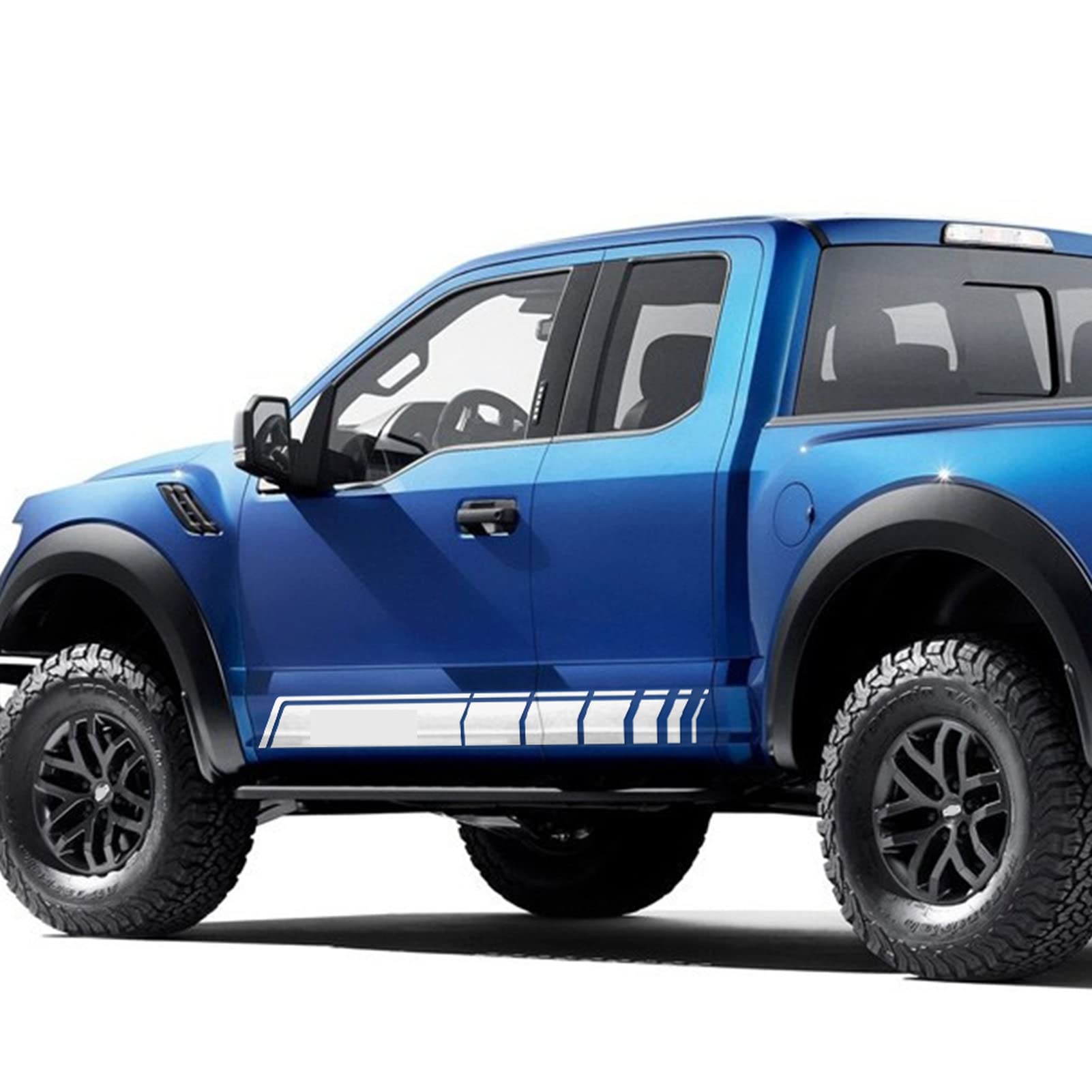 Buy Car Side Skirt Stickers stripe decal Decals, for ford F150 Car ...