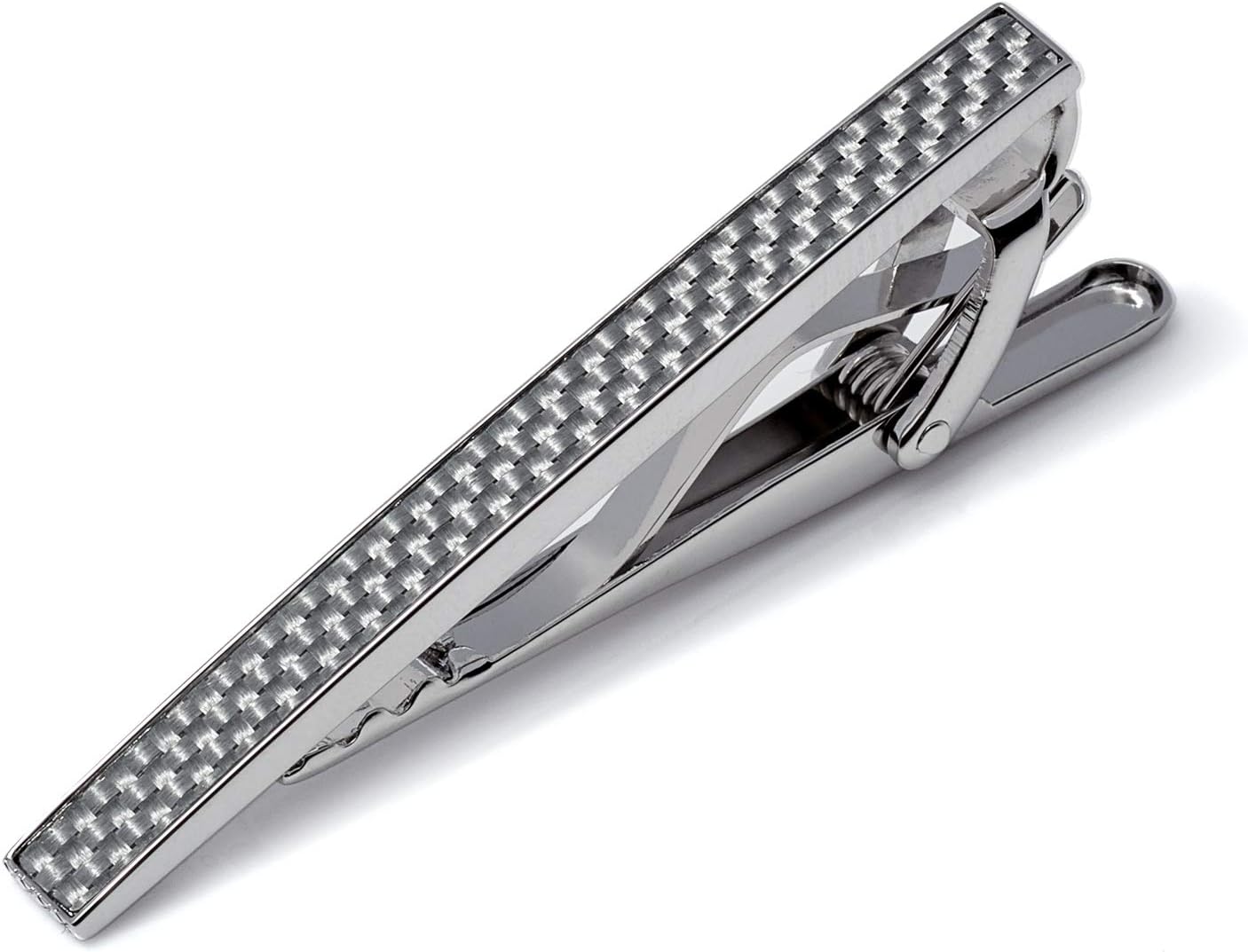 Amazon.com: Tateossian D-Shape Tie Clip, Grey : Clothing, Shoes & Jewelry