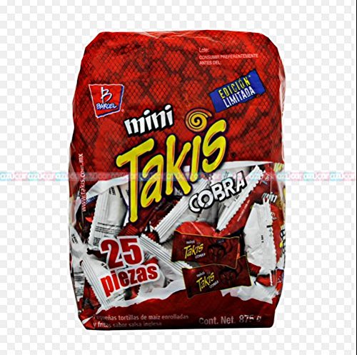 Amazon.com: Mini Takis Cobra (25 Bags-1.2oz) Limited Edition Original ...