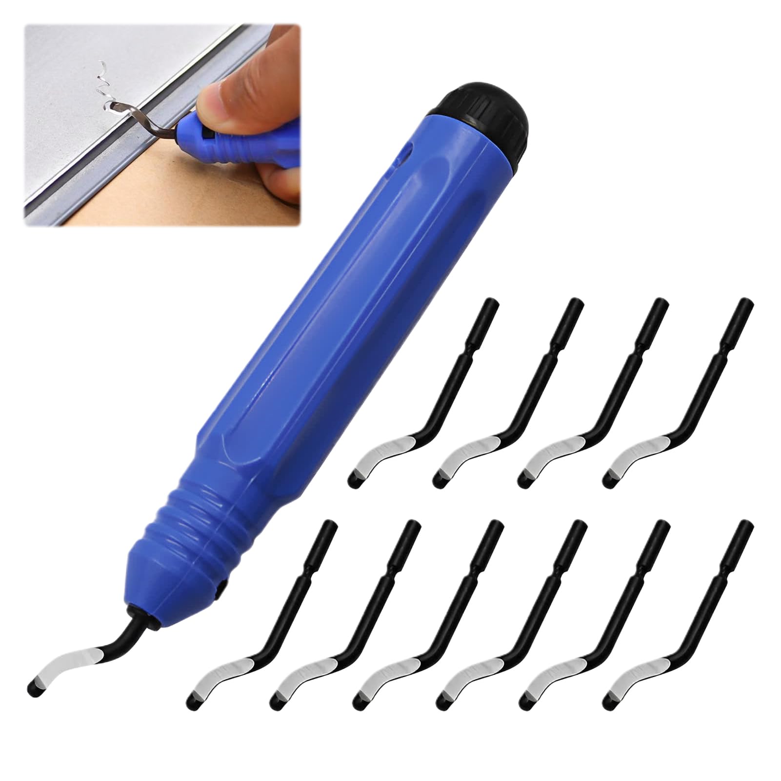 Deburring Tool for Resin,11 Pcs De Burr Tool Set,Resin Trimmer with 10 ...