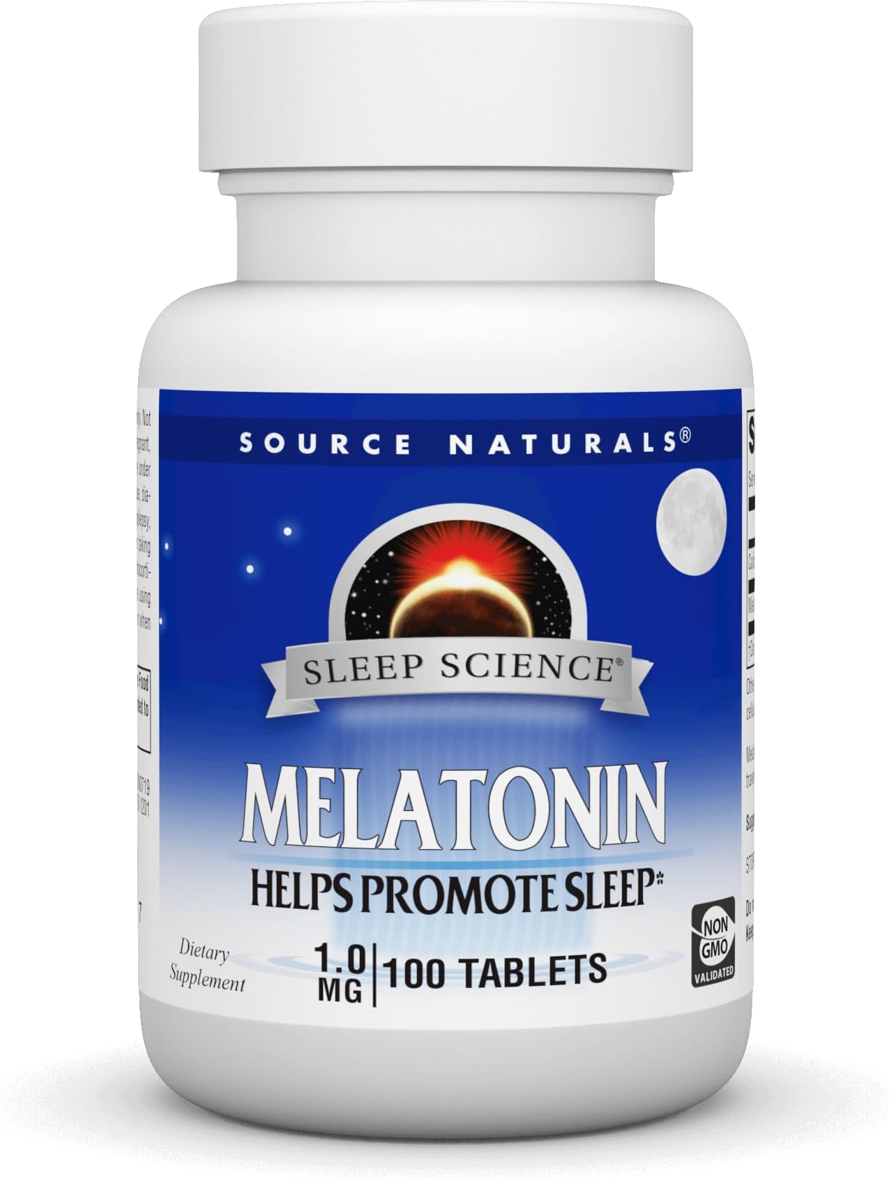Amazon.com: Source Naturals Melatonin 1 mg - 100 Tablets : Health ...