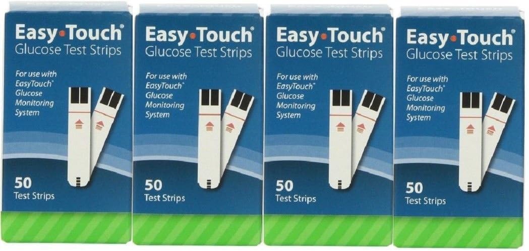 Amazon.com: Easy Touch Blood Glucose Diabetic Test Strips Box of 50 CT ...