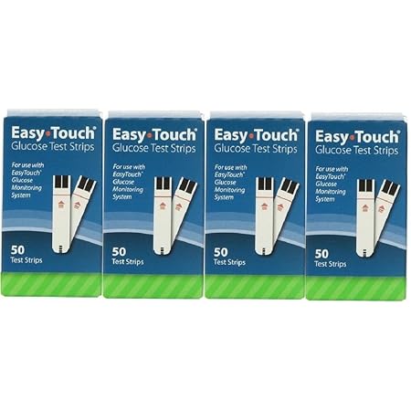 Amazon.com: Easy-Touch Glucose Test Strips 50 Count (2pack) : Health ...