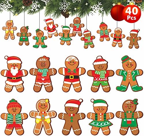 Amazon.com: Decorative Mini Gingerbread Cutouts Pack of 6: Home & Kitchen