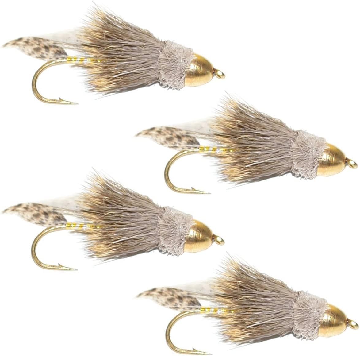 Amazon.com : The Fly Fishing Place Cone Head Muddler Minnow Fly Fishing ...