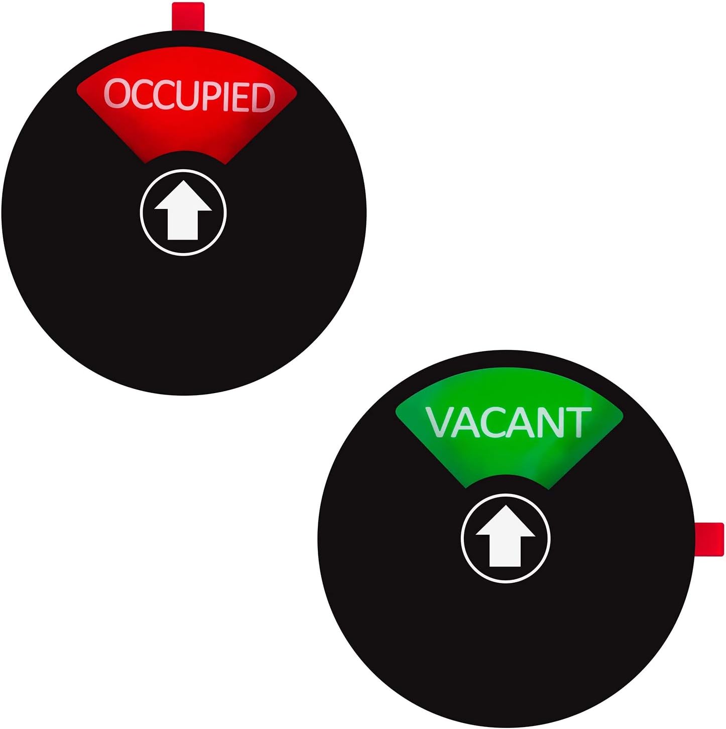 Amazon.com : Muka 2Pcs Vacant Occupied Sign Plastic Double Sided Door ...