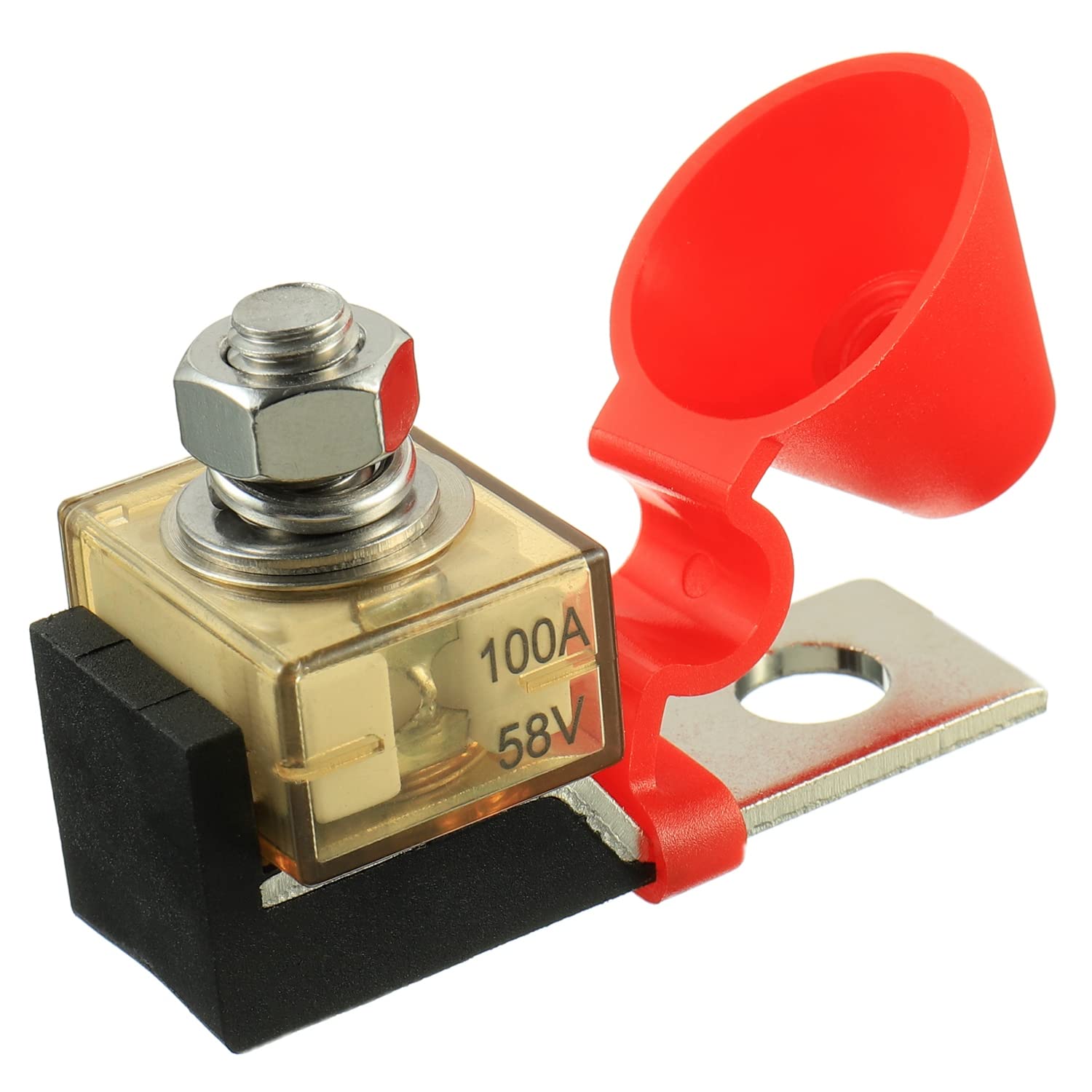 Snapklik.com : HUAREW 100 AMP MRBF Terminal Block Fuse Holder Single ...