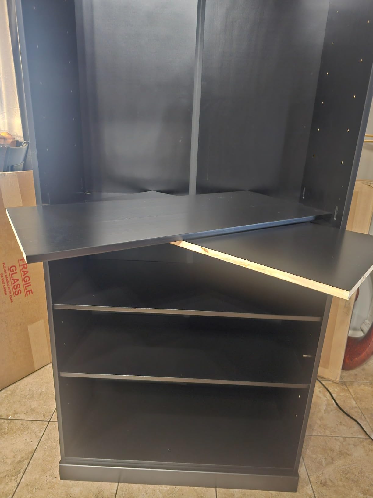 Amazon.com: Palace Imports 100% Solid Wood 2-Drawer Pantry w/ 4 Glass ...